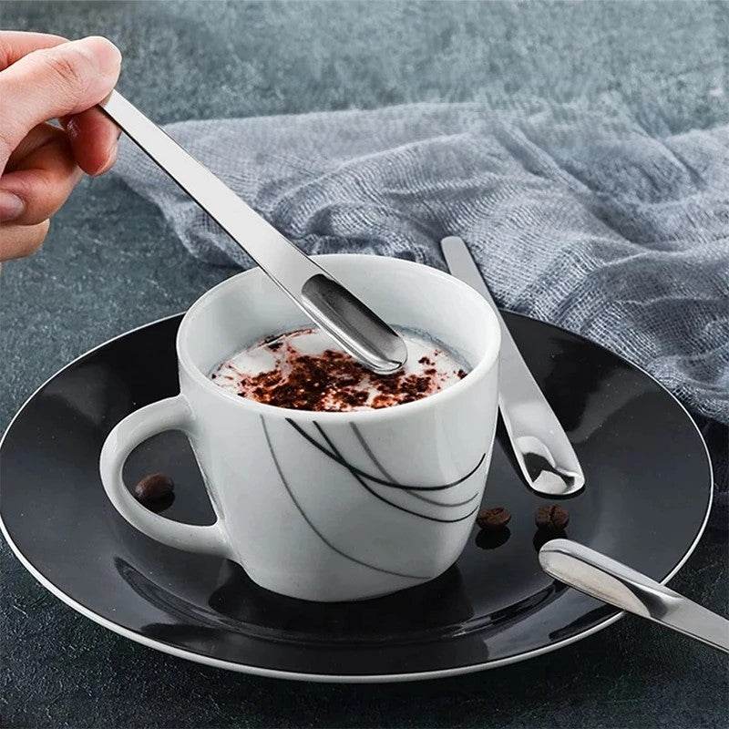 Conjunto de 6 Colheres de Café em Aço Inoxidável, Colheres Pequenas ...